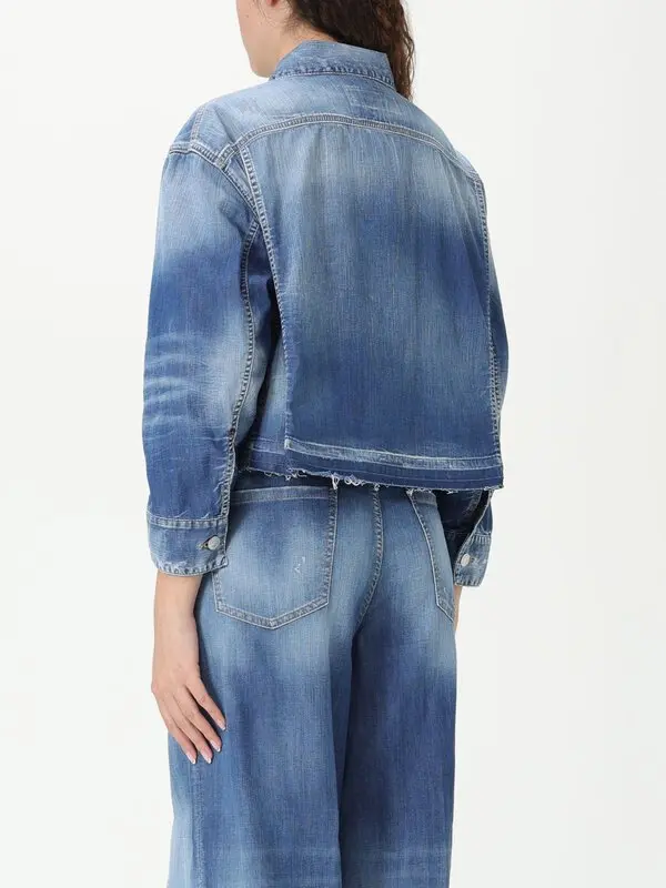 Dsquared2 Jacket With Fringe Detail