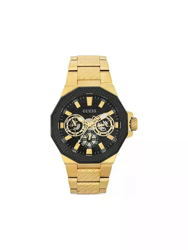 Guess 45mm Two-tone Bracelet Watch - Black