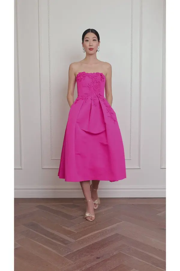 strapless open back dress Evie Maxi Dress main image 1