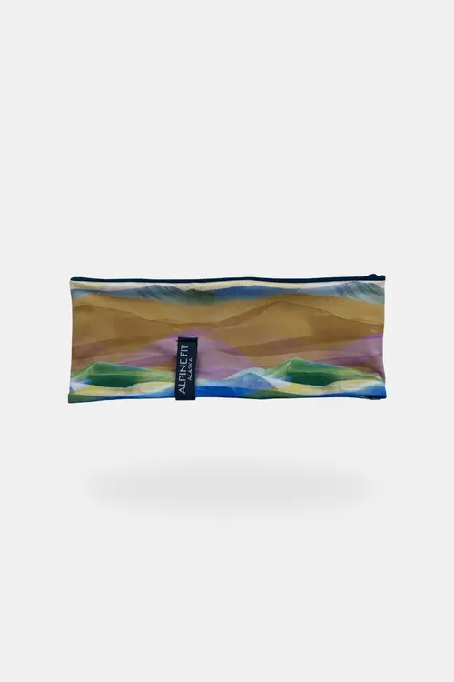 ALPINE FIT Merino Wool Lined Headband - Grasslands