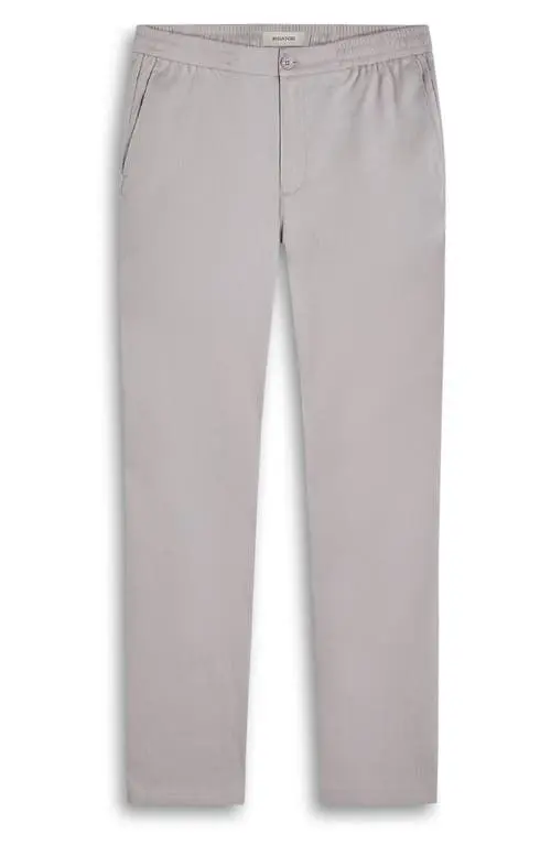 Bugatchi Stretch Linen & Cotton Drawstring Pants - Stone