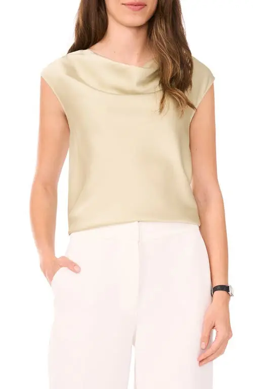 Halogen Cowl Neck Sleeveless Top