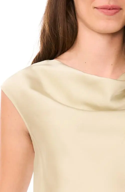 Halogen Cowl Neck Sleeveless Top