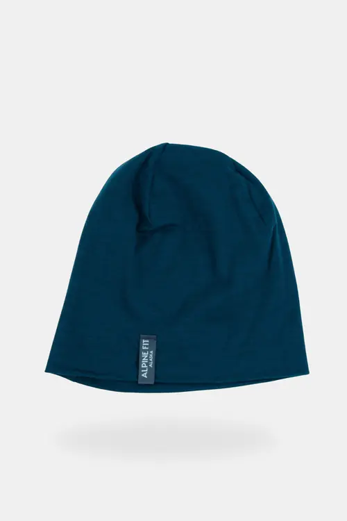 ALPINE FIT Nordic Anywhere Merino Wool Beanie - Outer Coast Blue