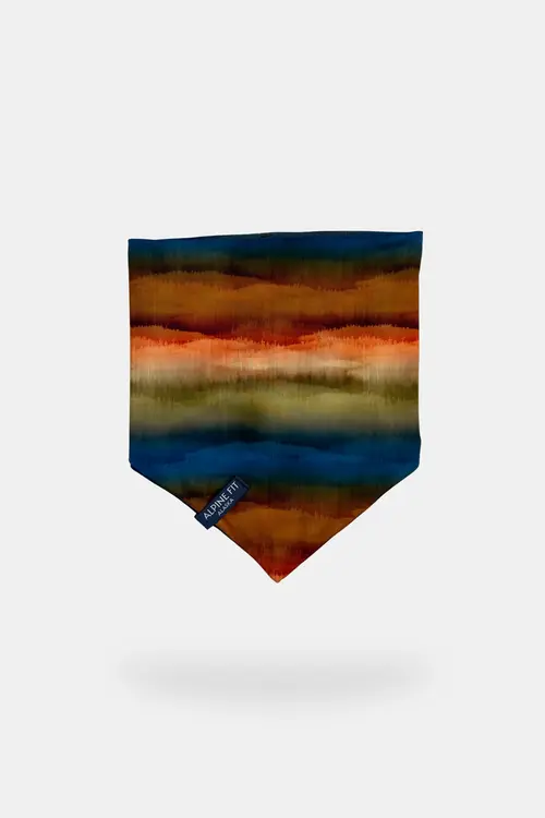 ALPINE FIT Mountain V Merino Wool Neck Warmer - Grasslands