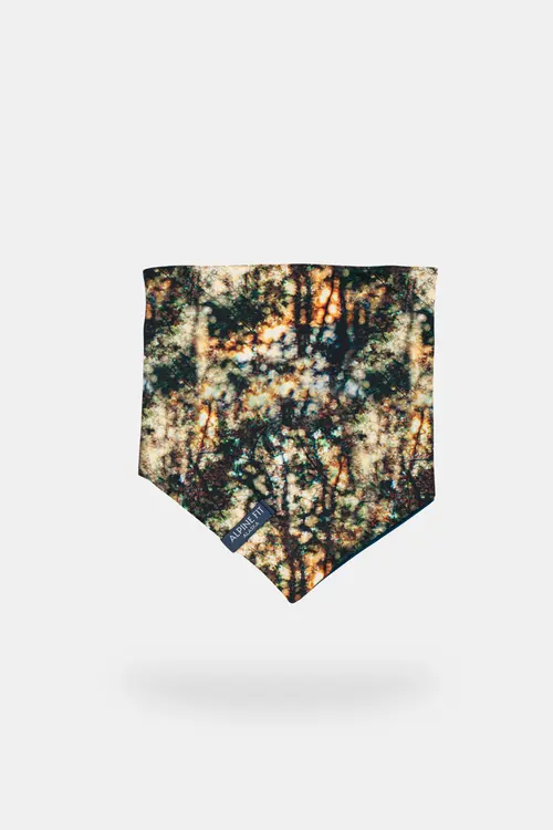 ALPINE FIT Mountain V Merino Wool Neck Warmer - Tree Light