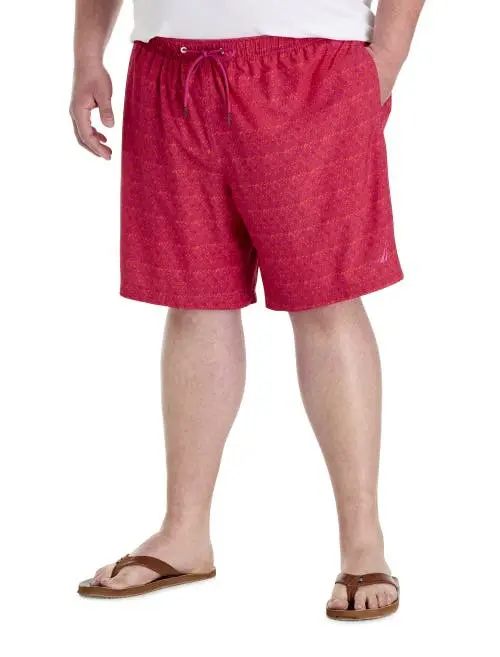NAUTICA Printed Swim Trunks