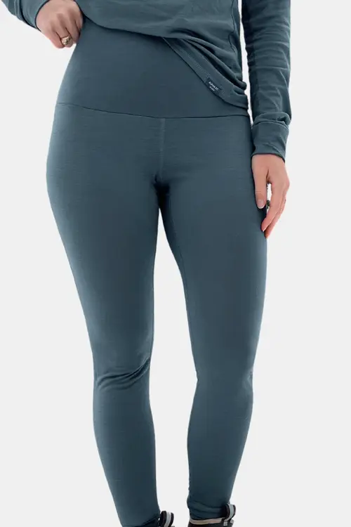 ALPINE FIT Katabatic Merino Wool Base Layer Bottoms - Slate