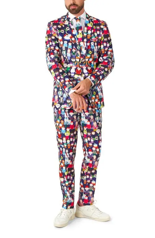 Opposuits X Slim Fit Two-piece Suit & Tie Set