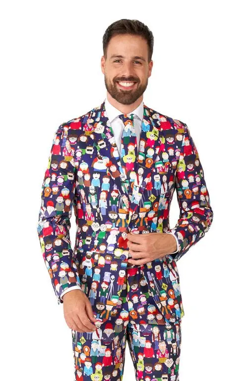 Opposuits X Slim Fit Two-piece Suit & Tie Set