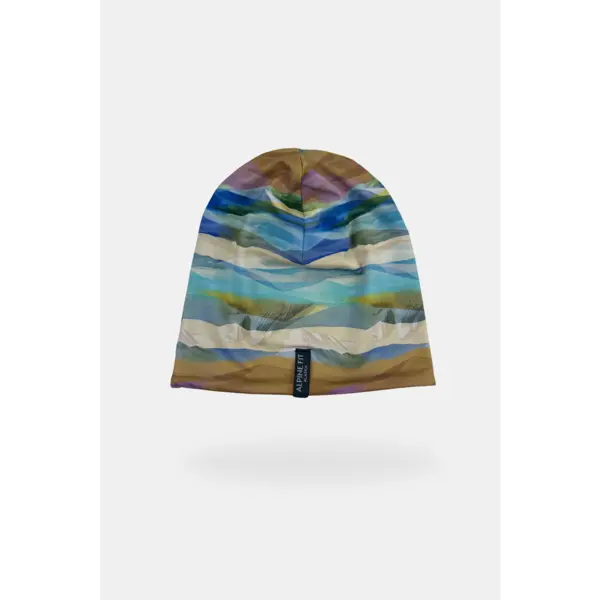 ALPINE FIT Merino Wool Lined Hat - Rainbow Peak