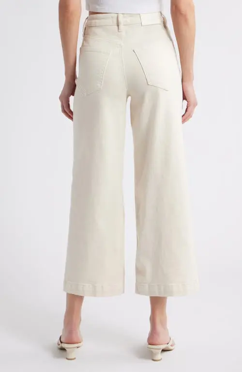 HIDDEN JEANS High-waist Cropped Wide-leg Jeans