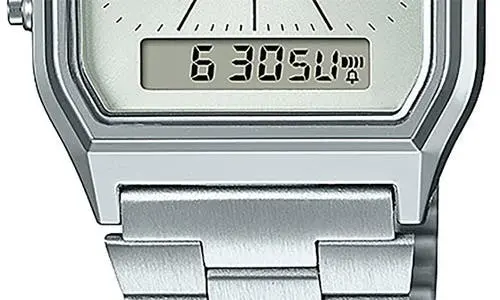 Casio Vintage Analog/digital Bracelet Watch - Silver