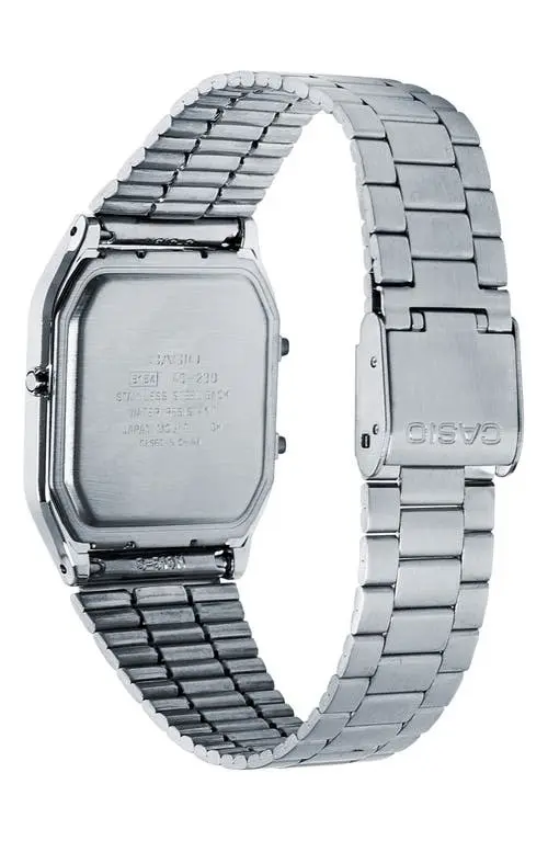 Casio Vintage Analog/digital Bracelet Watch - Silver