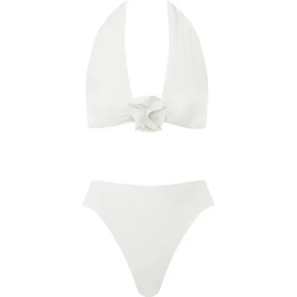 MAYGEL CORONEL Lebrija Two-piece Swimsuit - Off White
