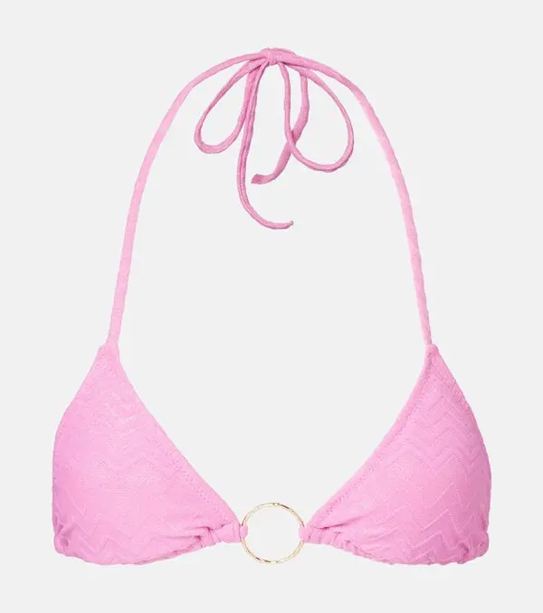 Melissa Odabash Miami Chevron Bikini Top