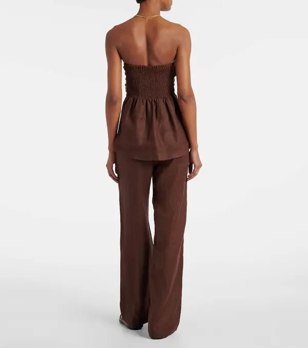 Faithfull The Brand Caen Linen Top