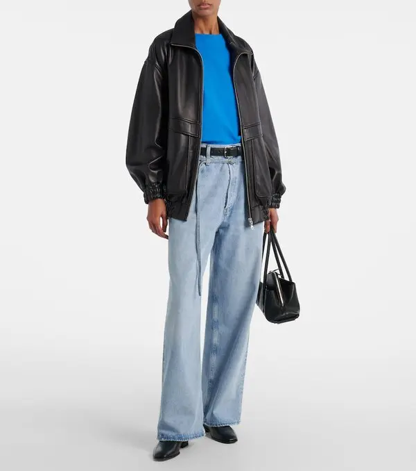 AGOLDE Emmi Wide-leg Jeans - Blue