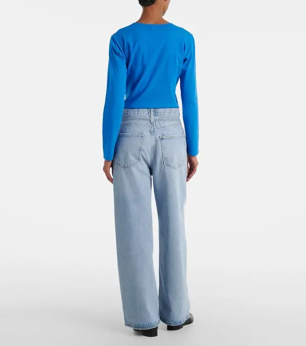 AGOLDE Emmi Wide-leg Jeans - Blue