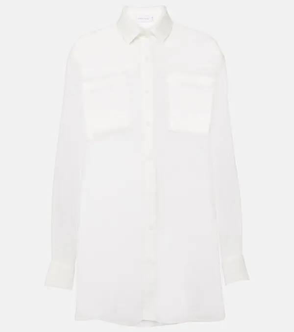 Jade Swim Mika Sheer Shirt - White
