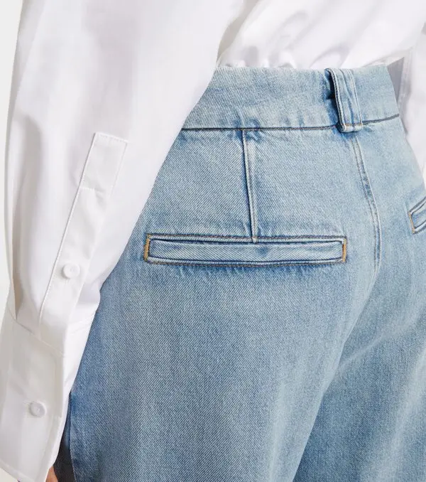 Citizens Of Humanity Cara Twill Cropped Wide-leg Pants