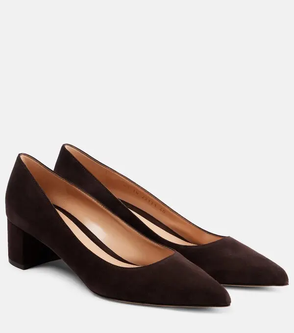 GIANVITO ROSSI - Piper 45 Suede Pumps