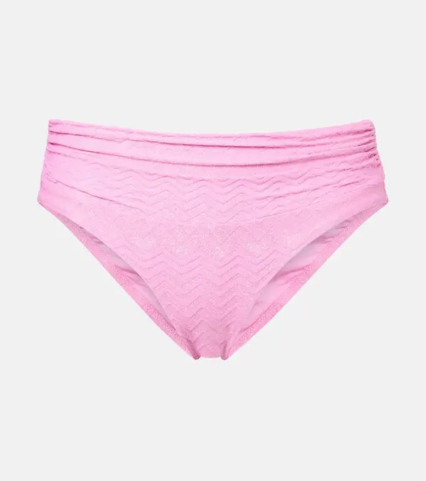 Melissa Odabash Bel Air Chevron Bikini Bottom - Pink