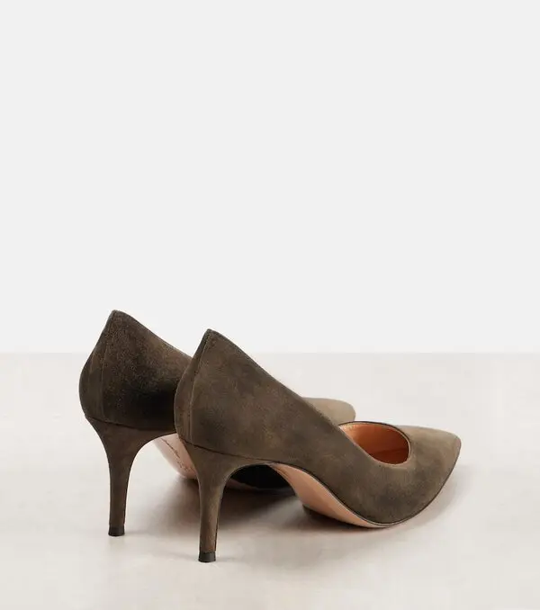 GIANVITO ROSSI 70 Suede Pumps