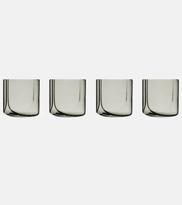 ZAHA HADID DESIGN Hew Set Of 4 Glass Tumblers