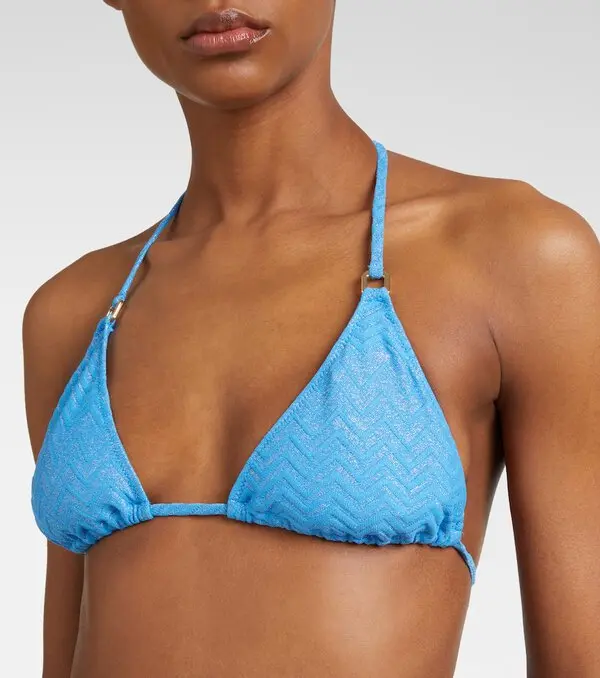 Melissa Odabash Maine Chevron Bikini Top