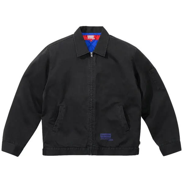 Supreme X Junya Watanabe X Comme Des Garçons X Schott Leather Peacoat