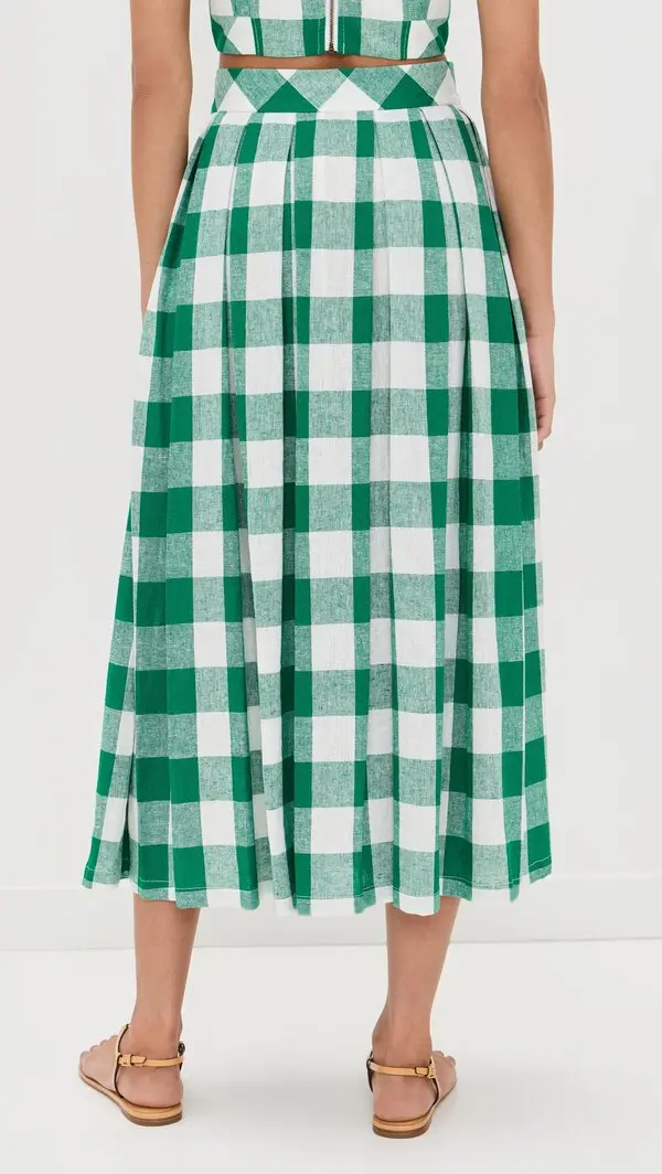 Hunter Bell Eva Check Print Skirt