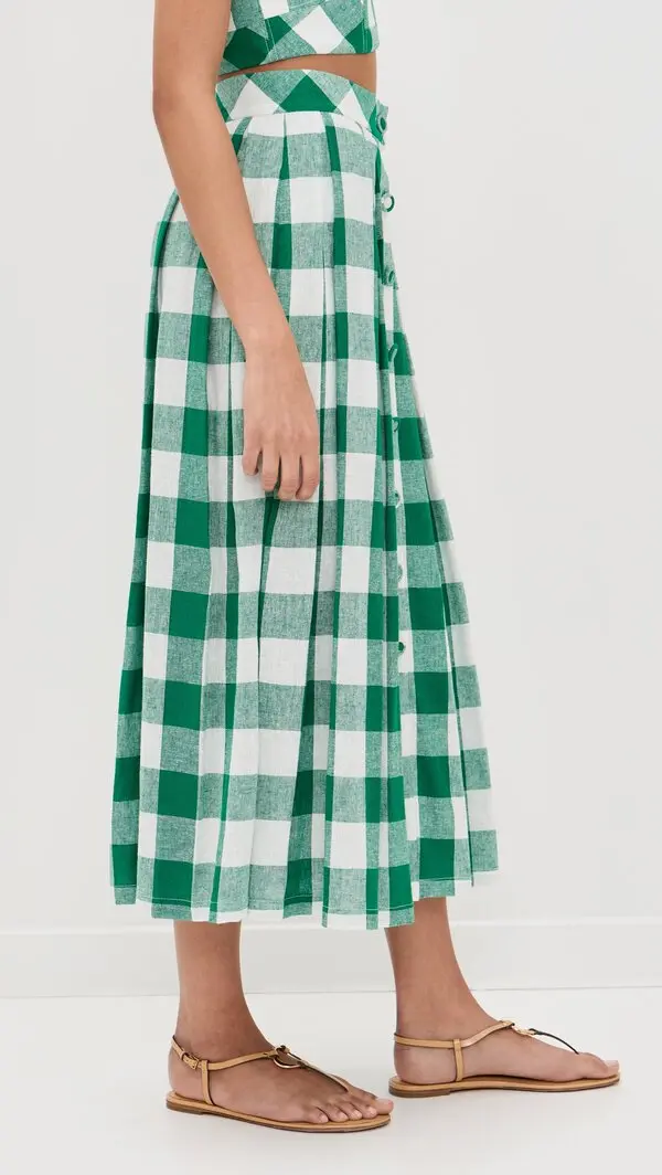 Hunter Bell Eva Check Print Skirt