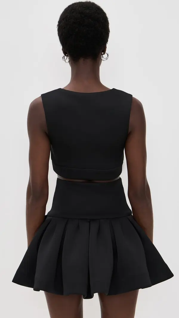 Black Halo Pamina 2-piece Mini Dress - Black