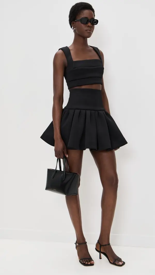 Black Halo Pamina 2-piece Mini Dress - Black