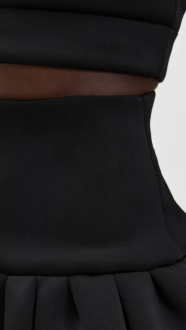 Black Halo Pamina 2-piece Mini Dress - Black