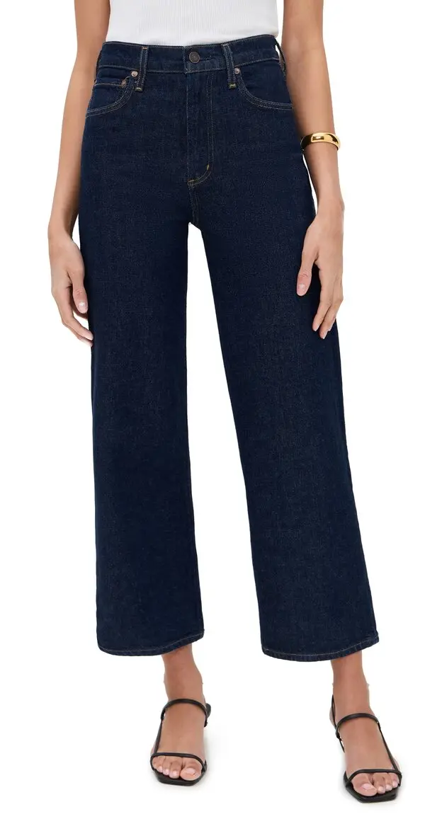 AGOLDE Ren High-rise Wide-leg Jeans - Reissue