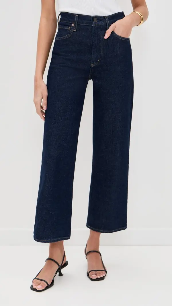AGOLDE Ren High-rise Wide-leg Jeans - Reissue