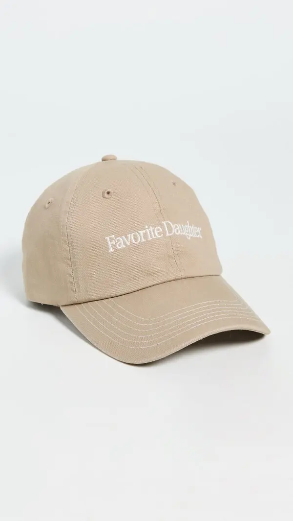 FAVORITE DAUGHTER Classic Logo Baseball Cap - Taupe