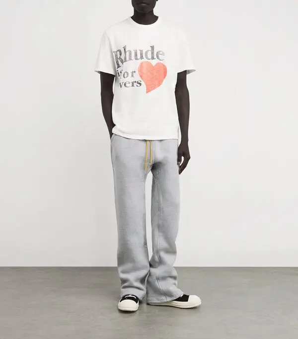 Rhude Cotton Lovers Print T-shirt