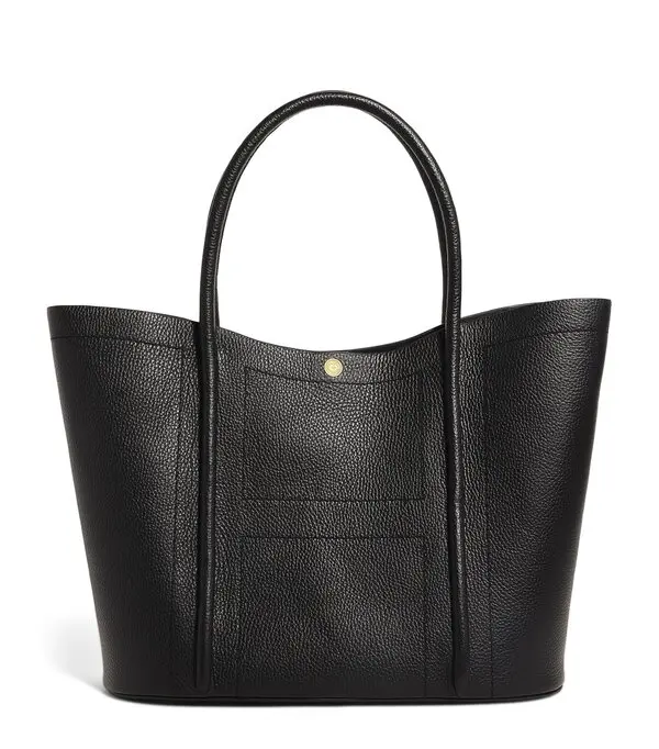 Harrods Large Pebbled Leather Tote Bag
