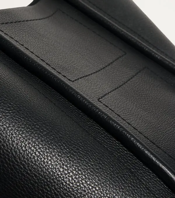 Harrods Large Pebbled Leather Tote Bag