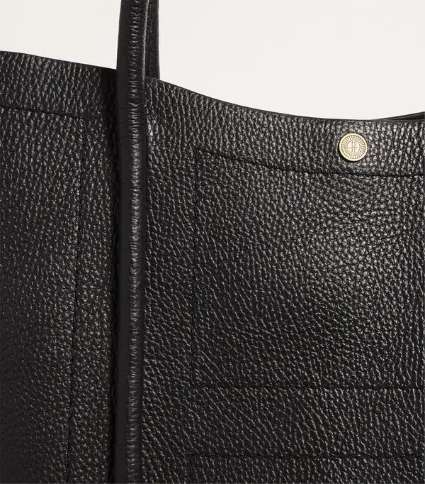 Harrods Large Pebbled Leather Tote Bag