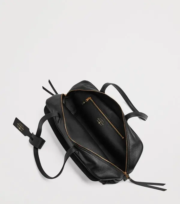 Balenciaga Medium Leather Carrie Bowling Top-handle Bag