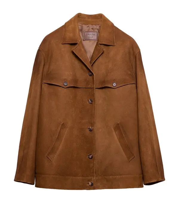 Prada Lambskin Suede Jacket