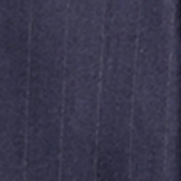 Prada Wool Pinstripe Straight Trousers - Blue
