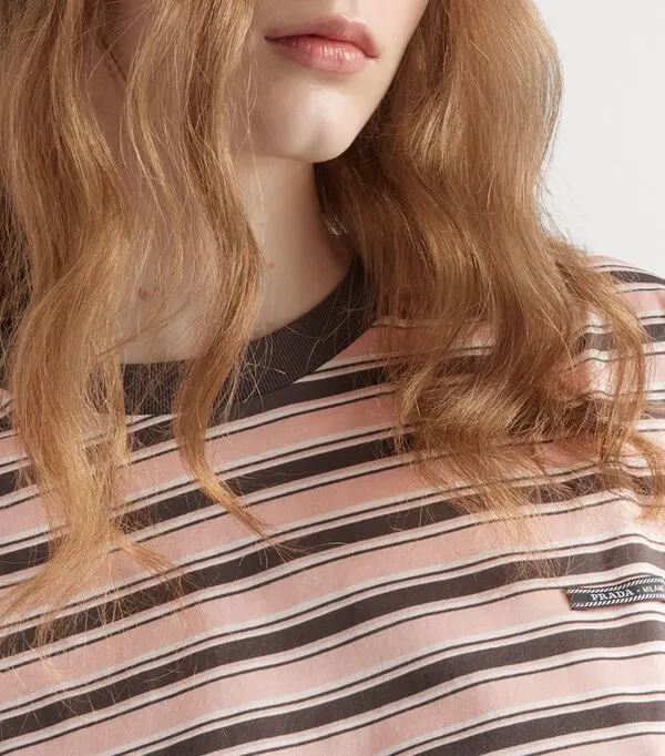 Prada Cotton Stripe Lisle T-shirt