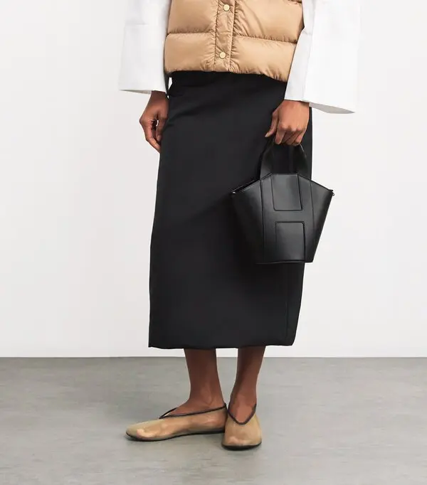 Harrods Leather Tote Bag