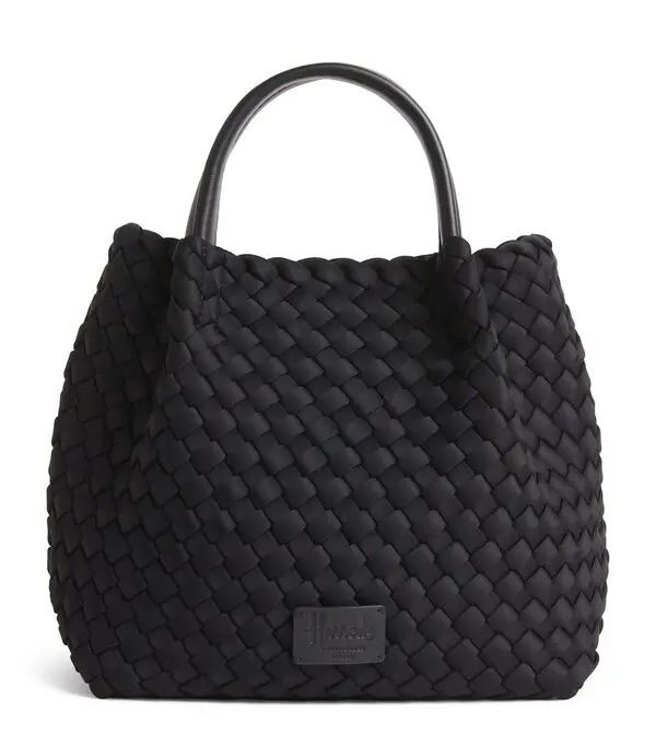 Harrods Mini Woven Neoprene Tote Bag