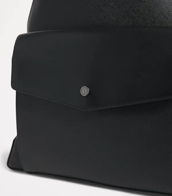 Harrods Saffiano Leather Backpack